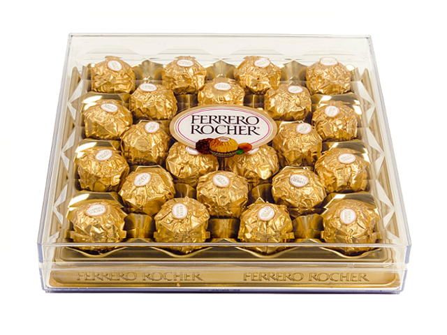 Набор шоколадных конфет Ferrero Rocher 300 г. (24 шт.) - купить в ...
